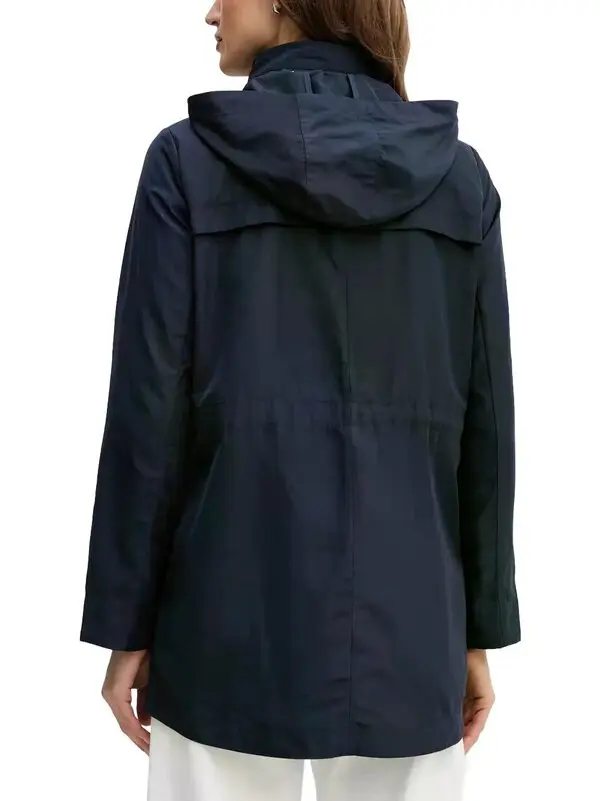 Joseph Ribkoff Hooded Drawstring Jacket - Blue