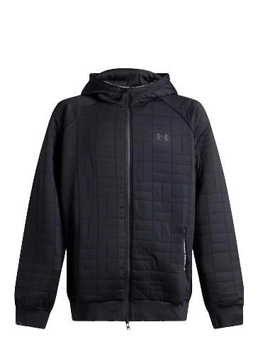 Under Armour Quilted Hooded Jacket With Zipped Pockets - Black