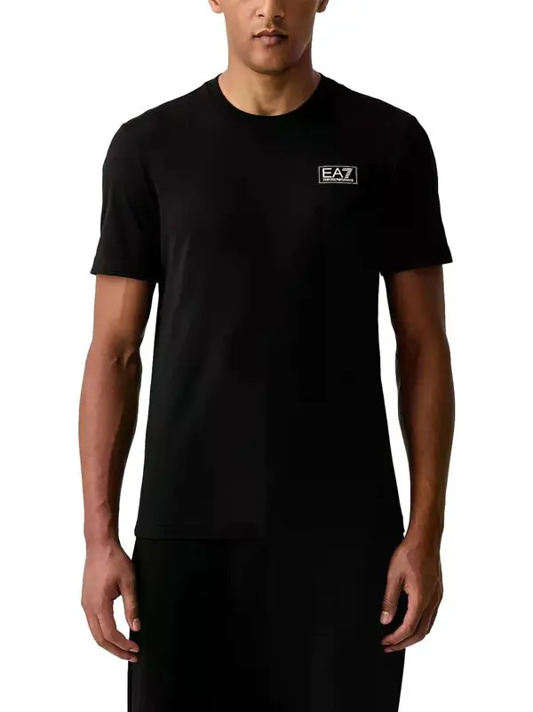 EA7 Logo-patch T-shirt - Black