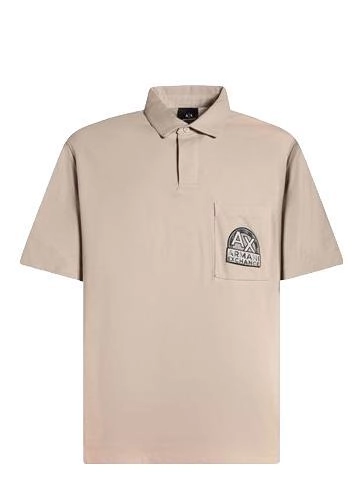 Armani Exchange Polo Shirt Size Cotton - Khaki
