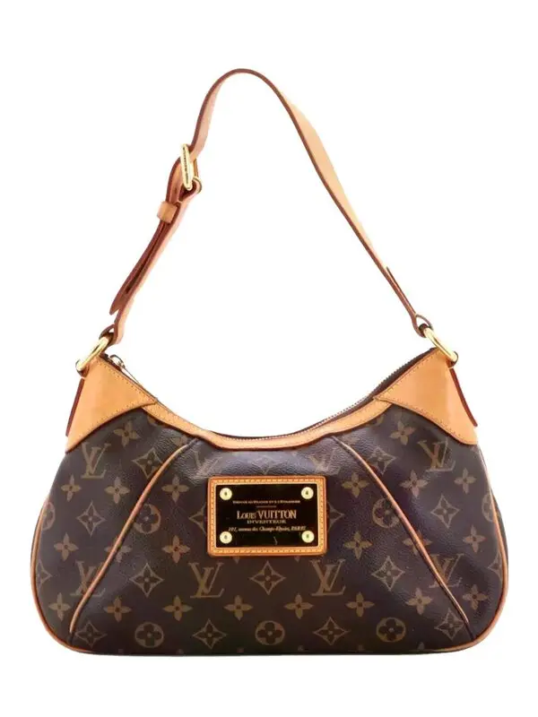 LOUIS VUITTON Thames Handbag Monogram Canvas Pm Shoulder Bag - Brown