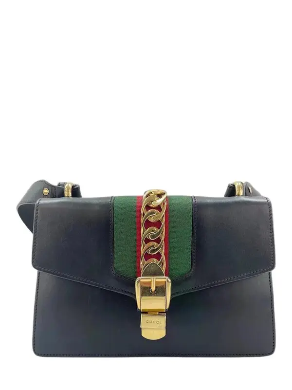Gucci Sherry Line Shoulder Bag - Black
