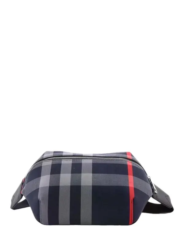 Burberry Sonny House Check Canvas Belt Bag - Blue