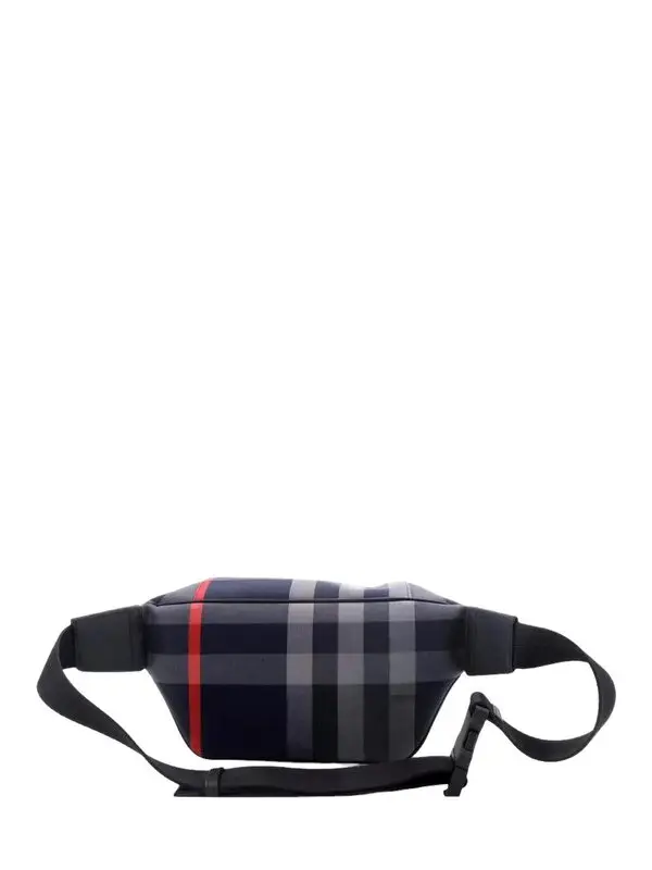 Burberry Sonny House Check Canvas Belt Bag - Blue