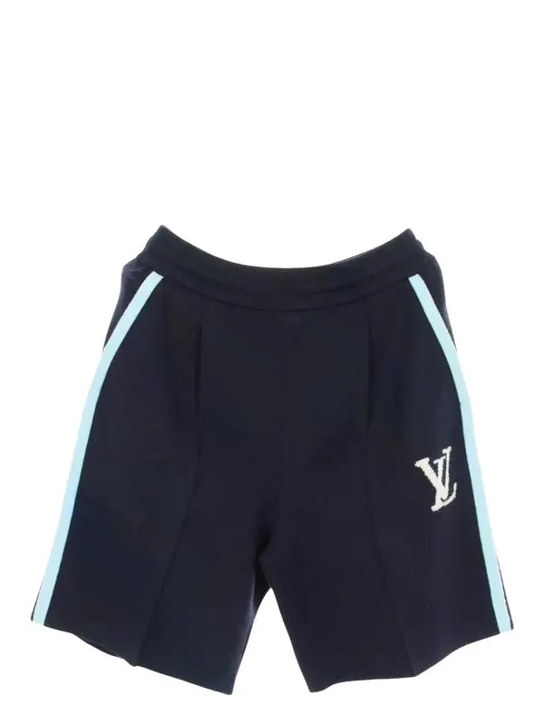 LOUIS VUITTON Wool Knit Shorts - Blue