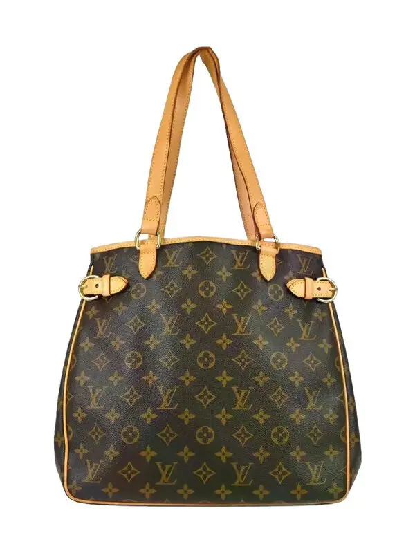 LOUIS VUITTON Monogram Pattern Tote Bag - Brown