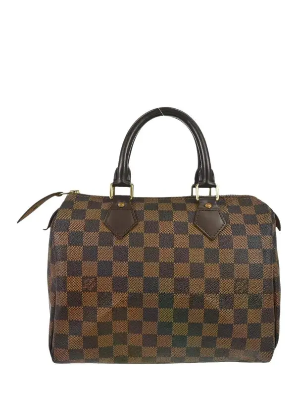 LOUIS VUITTON Speedy Bandouliere 25 Damier Tote Bag - Brown