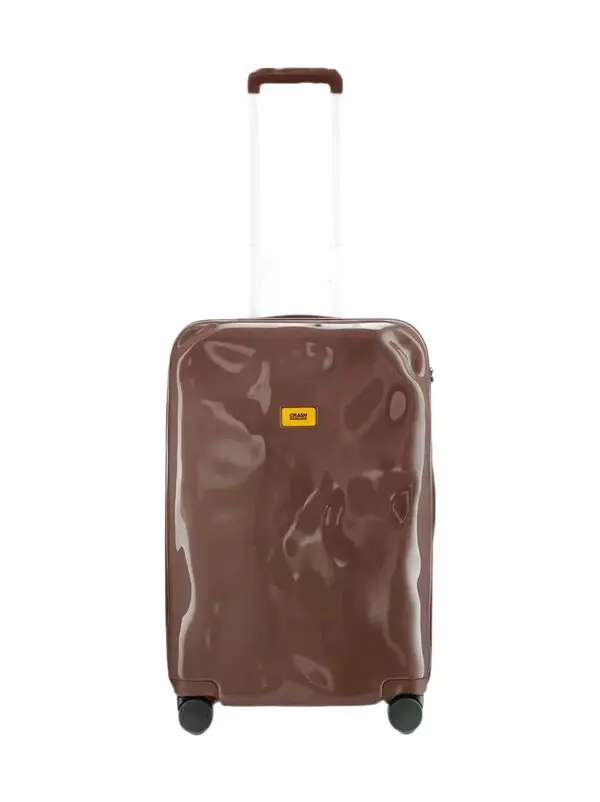 CRASH BAGGAGE Icon Dented-effect Suitcase - Brown