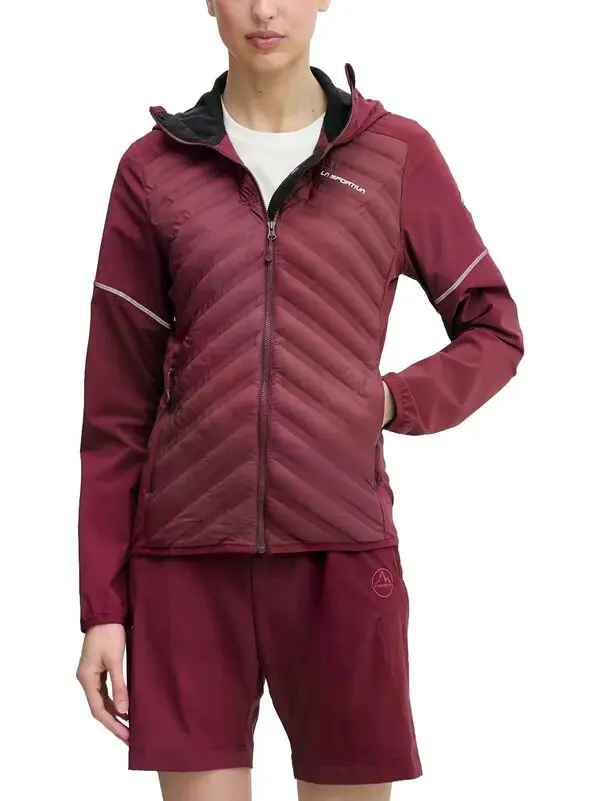 LA SPORTIVA Quilted Hooded Jacket - Red
