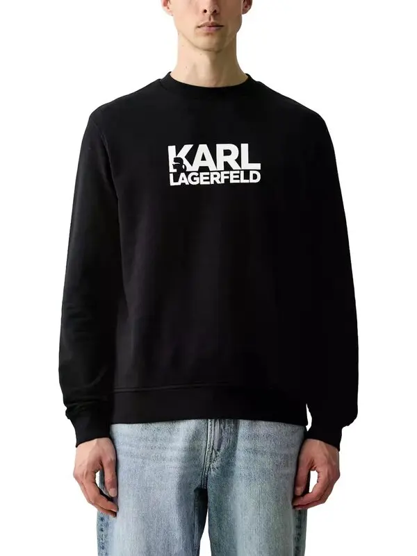 Karl Lagerfeld Logo Print Sweatshirt - Black