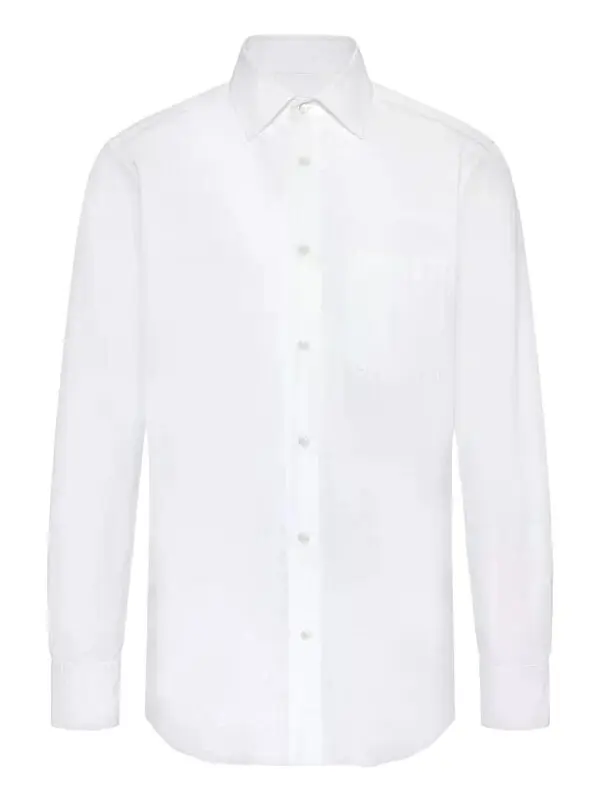 MAISON MARGIELA Cotton Long-sleeve Shirt - White