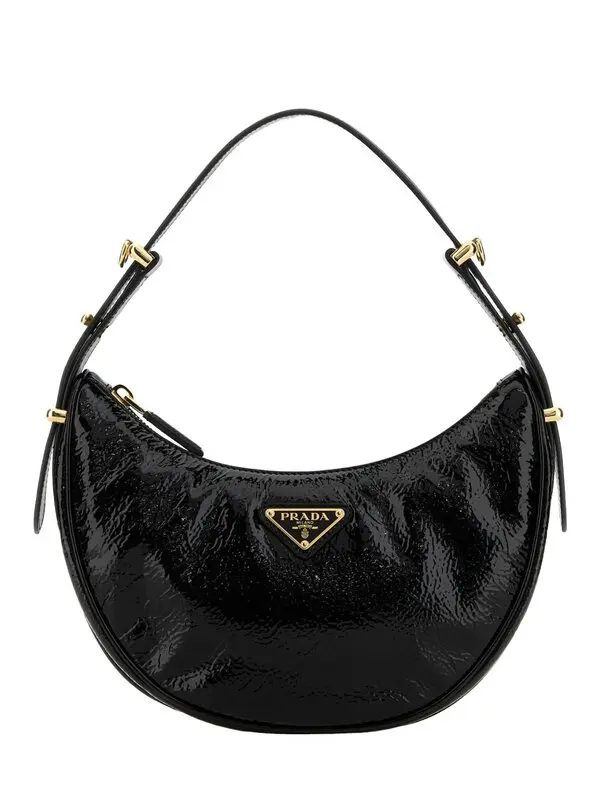 Prada Naplak Arquà¨ Handbag - Black
