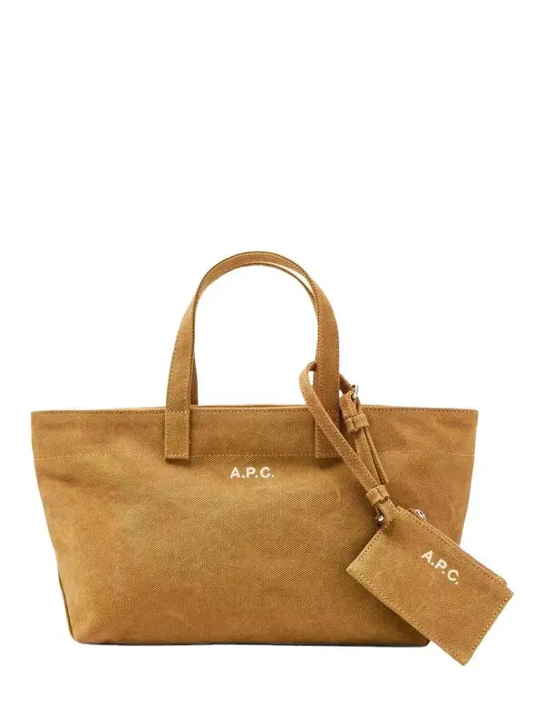 A.p.c. Le Drummer Toile Small Bag - Neutrals
