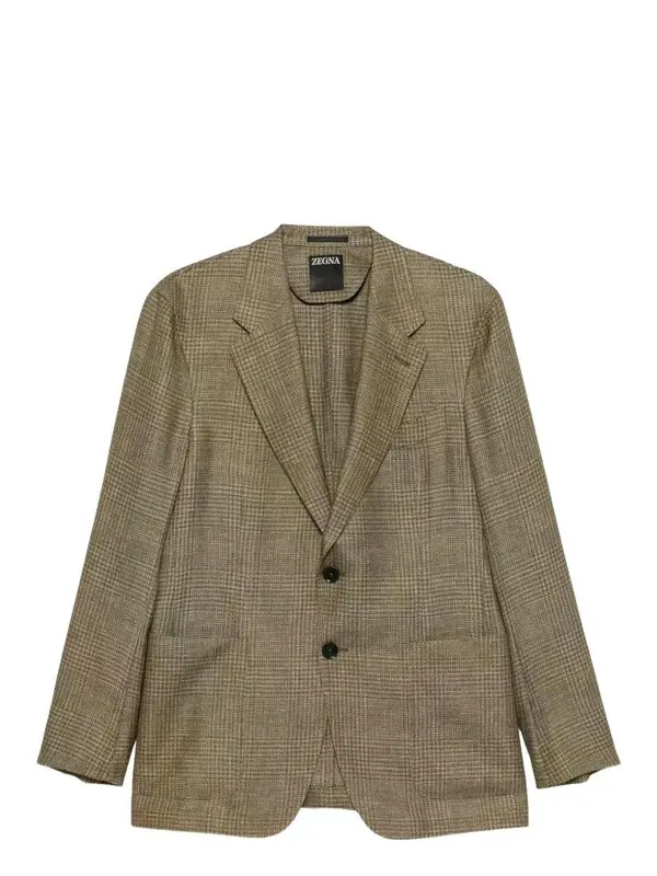 Zegna Notched-lapel Jacket - Green