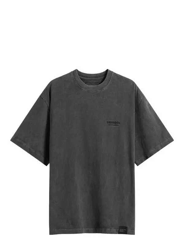 NEIGHBORHOOD Pigment Dyed Logo T-shirt - Black