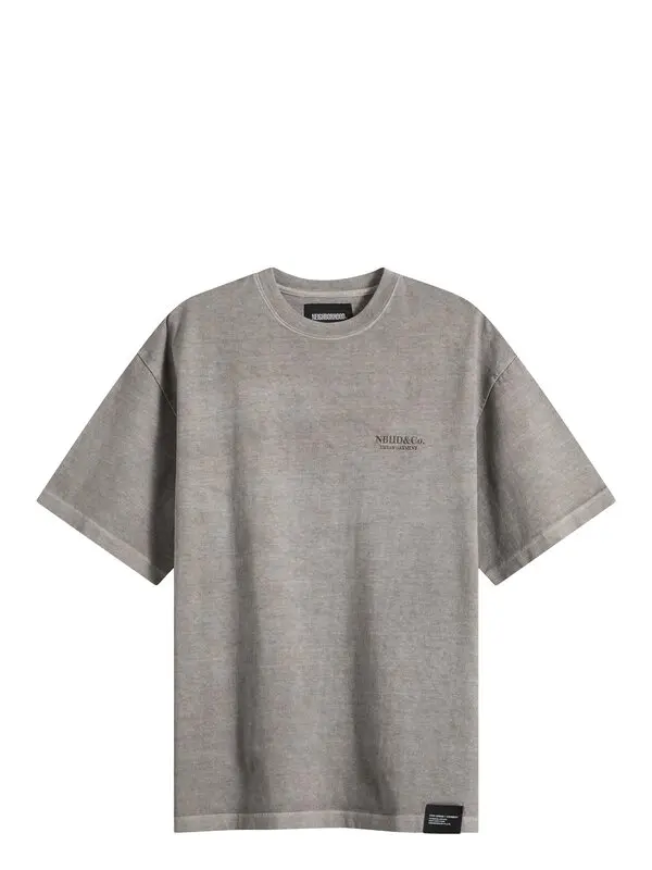 NEIGHBORHOOD Pigment Dyed Logo T-shirt - Gray