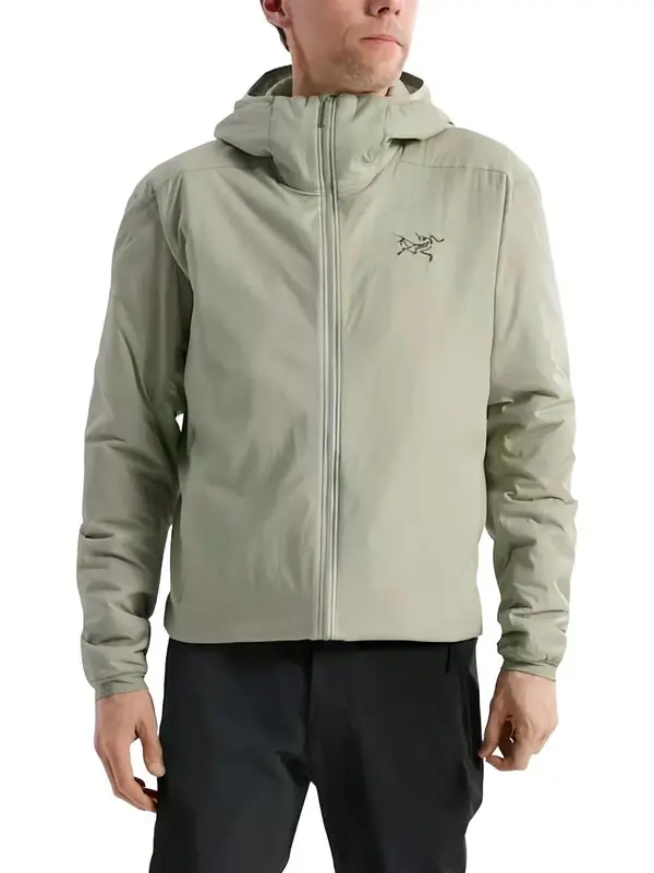 Arc'teryx Logo Print Hooded Zip-up Jacket - Green