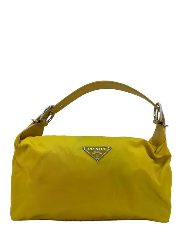 Prada Tessuto Shoulder Bag - Yellow
