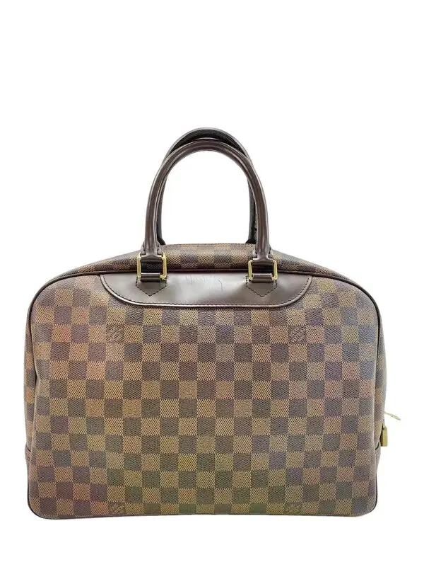 LOUIS VUITTON Damier Ebene Deauville Tote Bag - Brown