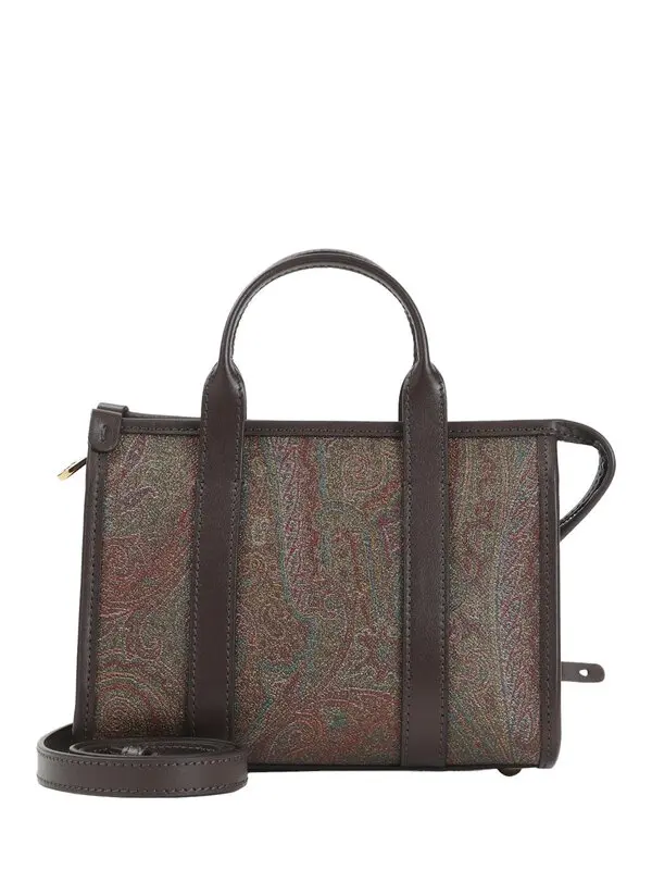 Etro Bauletto Xs Arnica Jacquard Shoulder Bag - Brown