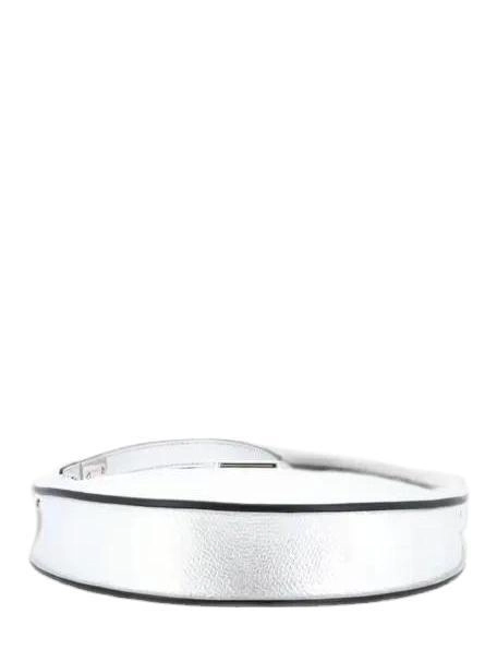 Valentino Garavani Vlogo Leather Mini Hobo Bag - Silver