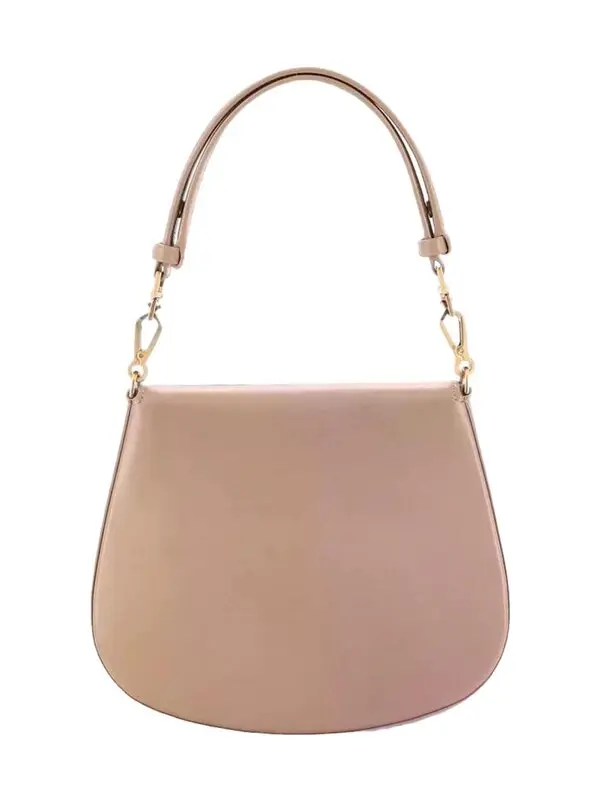 Saint Laurent Leather Mini Satchel Bag - Neutrals
