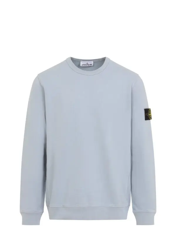 Stone Island Cotton Crewneck Sweatshirt - Blue