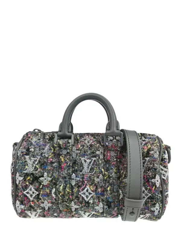 LOUIS VUITTON Xs Keepall Monogram Tweed Bag - Grey