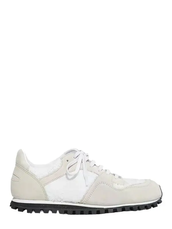 Comme Des Garçons X Spalwart Sequin-embellished Suede Sneakers - Neutrals