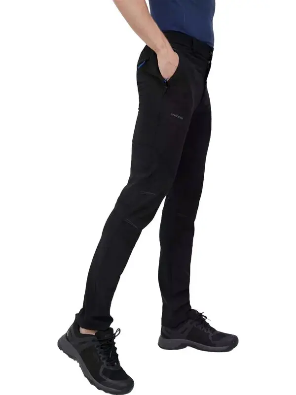 VIKING Panelled Trousers With Zip Pockets - Black