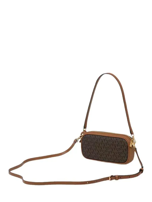 Michael Kors Logo-print Shoulder Bag - Brown