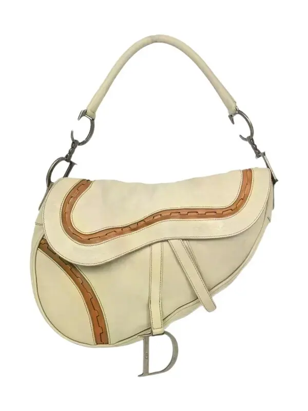 Dior 2006 Saddle Shoulder Bag - Neutrals