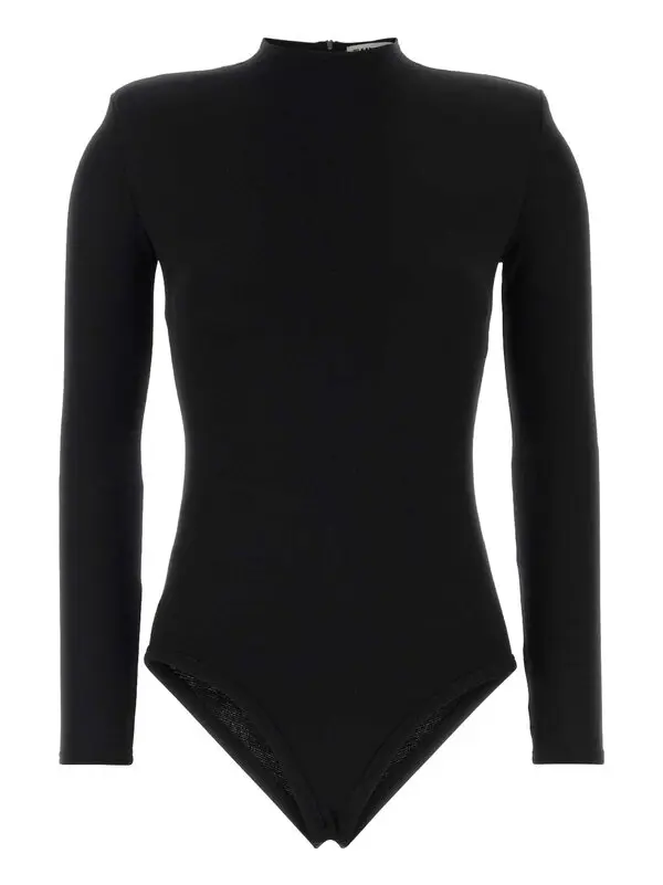 JIL SANDER Wool Bodysuit - Black