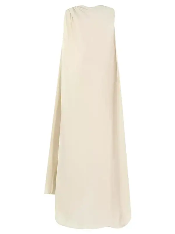 LAMRONS Sleeveless Knot Detail Dress - Neutrals