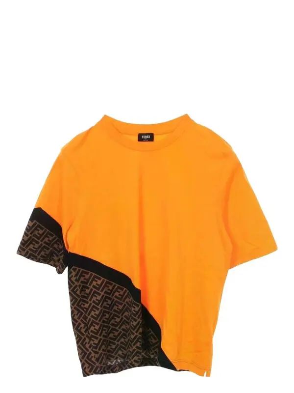 Fendi Zucca Monogram T-shirt - Orange