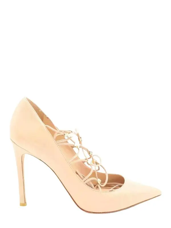 MARIO VALENTINO VINTAGE Gladiator Lace-up Pumps - Brown