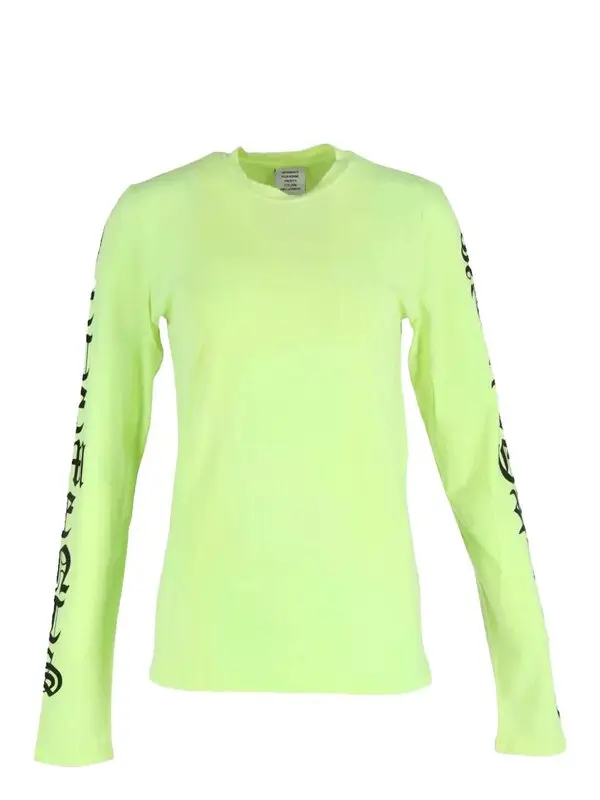 Vetements Long Sleeve T-shirt - Green