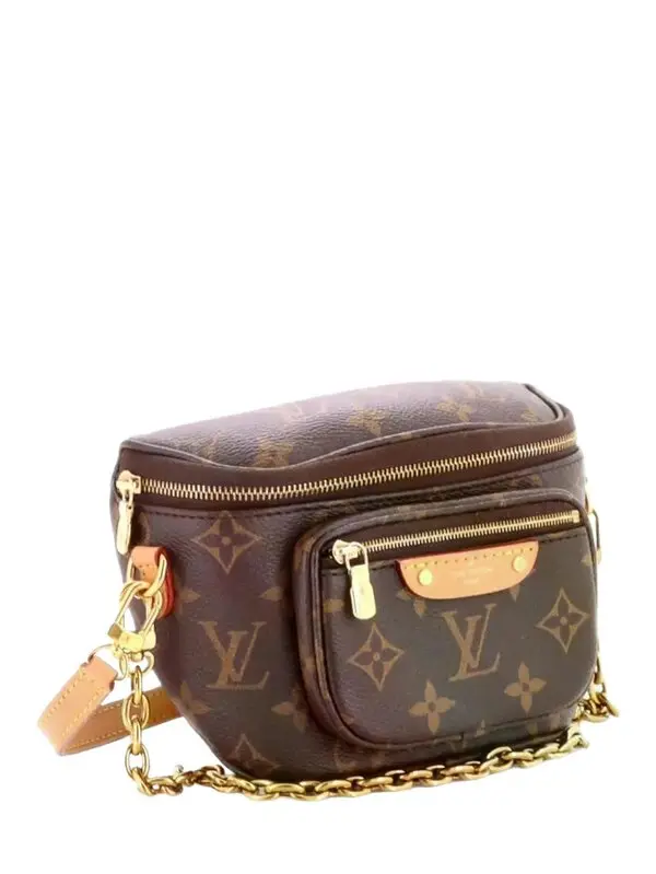 LOUIS VUITTON Monogram Canvas Mini Belt Bag - Brown