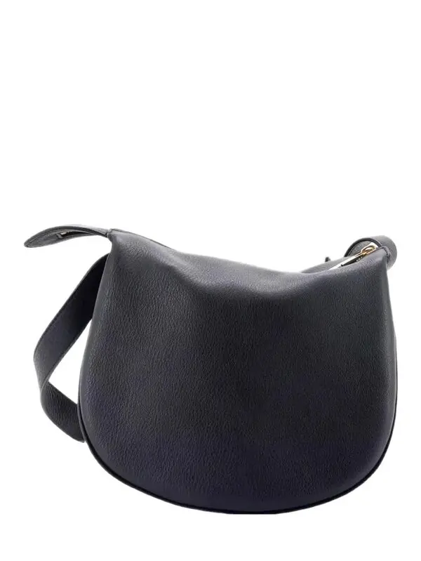 Versace Tavistock Leather Large Crossbody Bag - Black