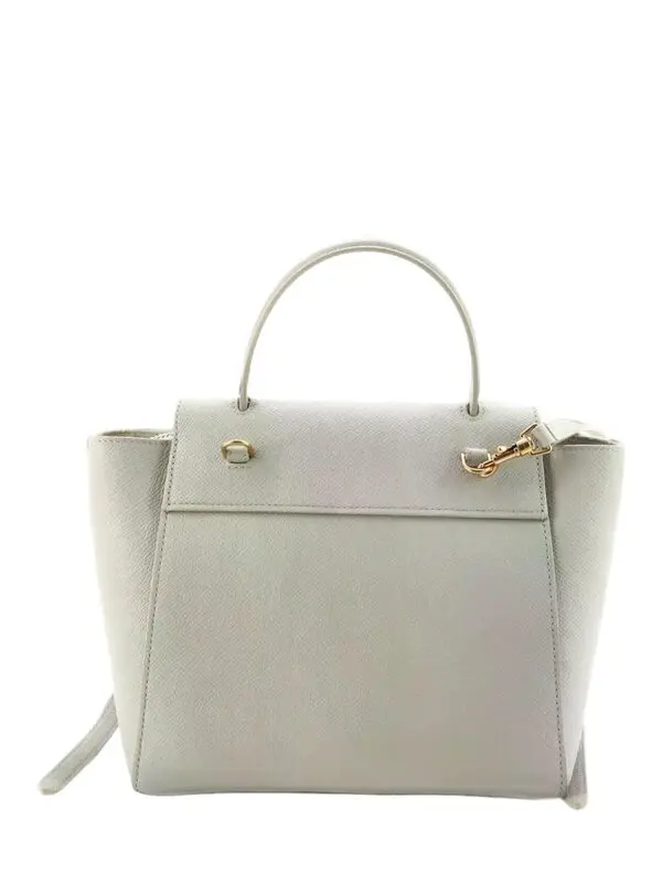 Celine Textured Leather Nano Belt Bag Shoulder Bag - Green