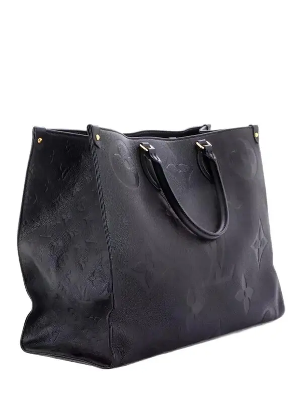 LOUIS VUITTON Monogram Empreinte Giant Gm Tote Bag - Black