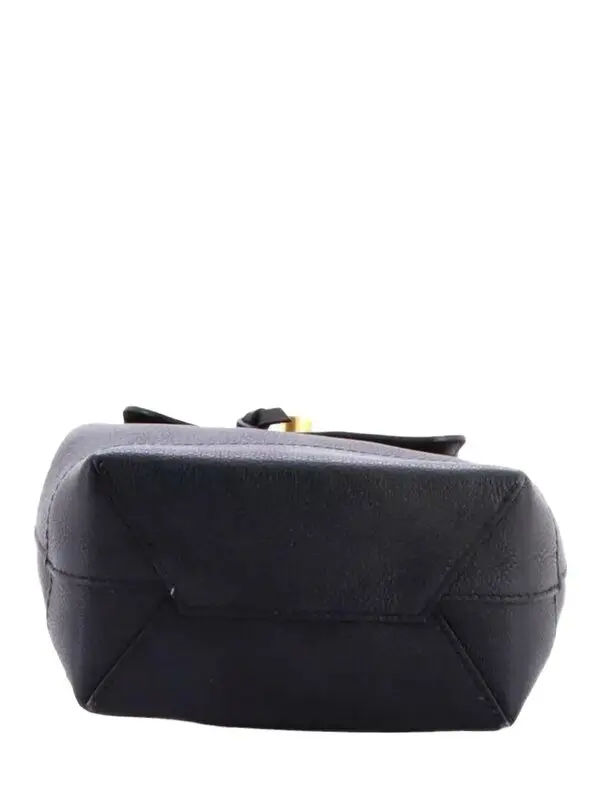 LOUIS VUITTON Lockme Leather Mini Backpack - Black