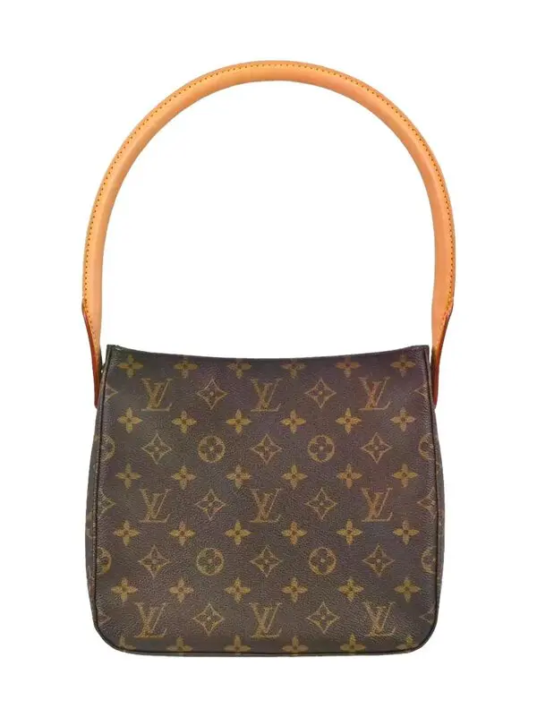 LOUIS VUITTON Monogram Canvas Looping Mm Tote Bag - Brown