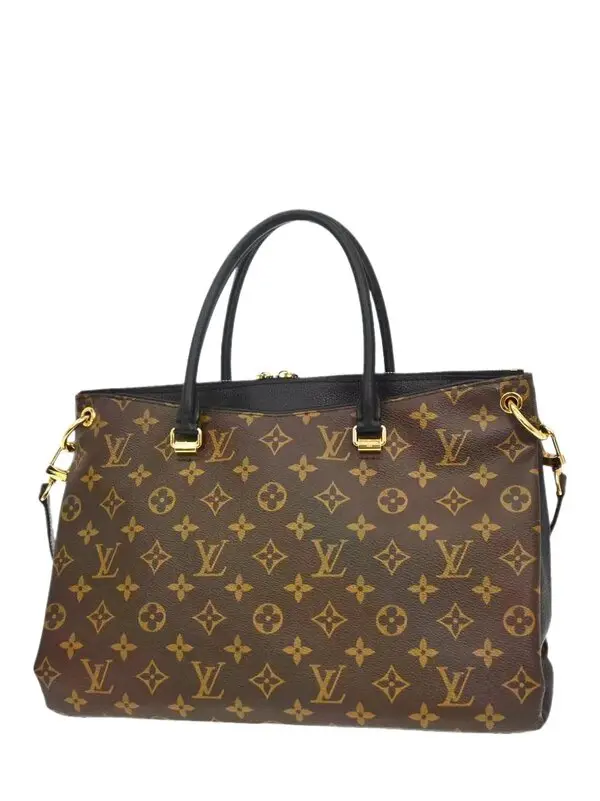LOUIS VUITTON Pallas Monogram Tote Bag - Brown