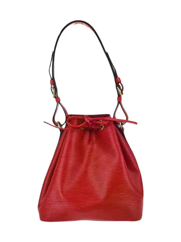 LOUIS VUITTON 2002 Petite Noé Shoulder Bag - Red