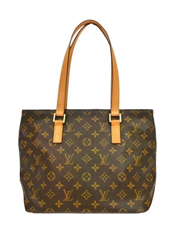 LOUIS VUITTON Monogram Canvas Cabas Piano Shoulder Bag - Brown