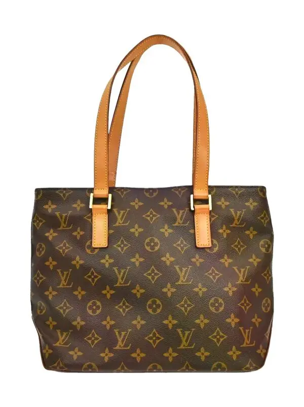 LOUIS VUITTON Monogram Canvas Cabas Piano Shoulder Bag - Brown