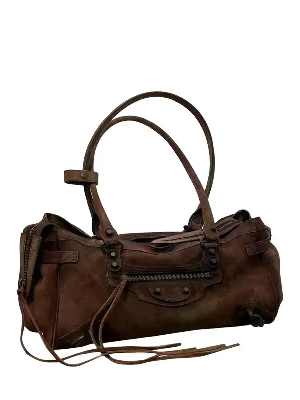 Balenciaga Le City East West Shoulder Bag - Brown