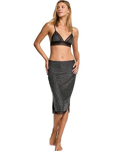 Victoria's Secret Very Sexy Embellished Pencil Skirt - Black