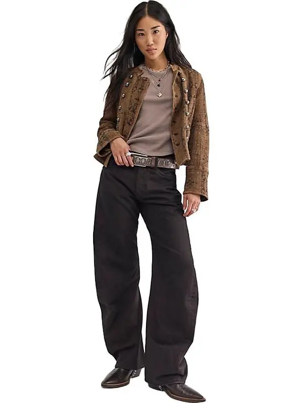 AGOLDE Spiral Twisted Seam Jeans - Deep Roast